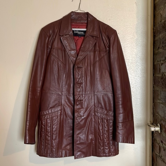 Wilsons Leather | Jackets & Coats | Vintage Wilson Genuine Leather Coat ...